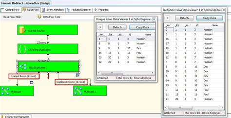 Msbi Question And Answer By Hussain Redirect Duplicate Rows Using Ssis Step By Step