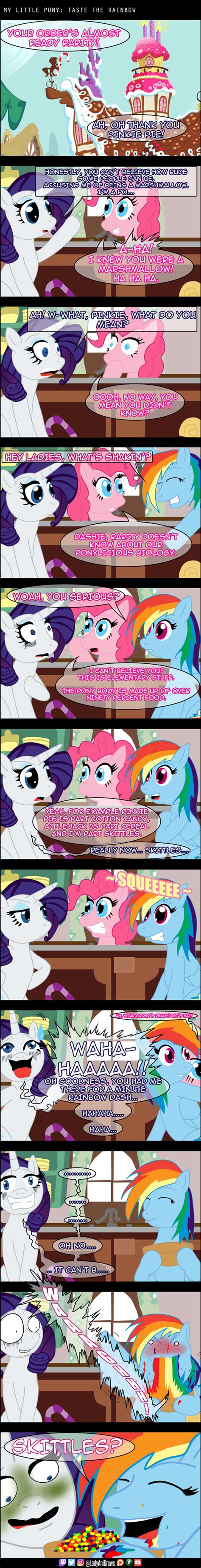 Mlp Taste The Rainbow Comic By Ladyanidraws On Deviantart