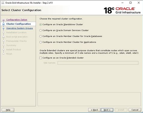 Oracle 18c Install Grid Software
