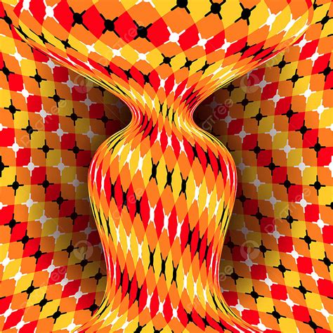 Illusion Vector Optical 3d Art Rotation Dynamic Optical Effect Psychedelic Swirl Illusion