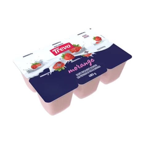 Iogurte Trevo Morango 480g Mix Atacadão