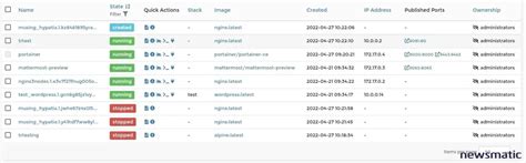 Cómo Crear Una Red De Docker Con Portainer Newsmatic