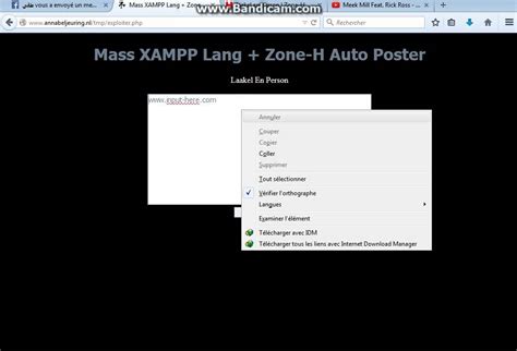 Mass Xampp Lang Exploit Zone H Auto Poster Youtube