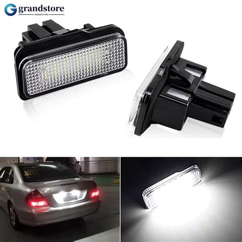 Grandstore 1pc 汽車 Canbus Led 牌照燈總成更換梅賽德斯奔馳 C 級 S203 E 級 W211 蝦皮購物