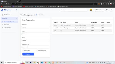Pembuatan Aplikasi Sistem Informasi Berbasis Web Ci Laravel
