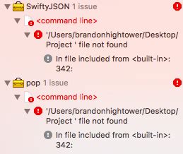 Ios Cocoapods Frameworks Not Installing Properly Stack Overflow