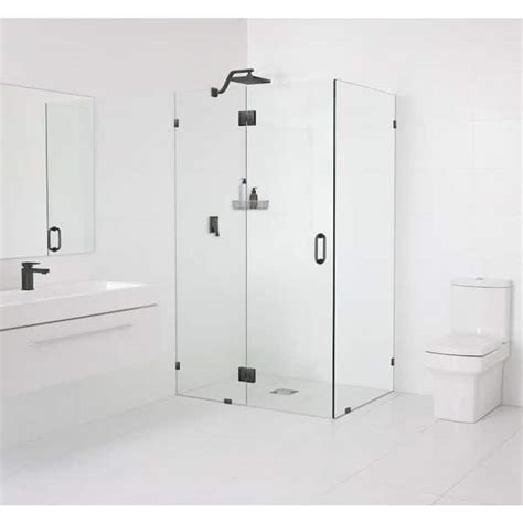 Glass Warehouse 42 In W X 42 In D X 78 In H Pivot Frameless Corner