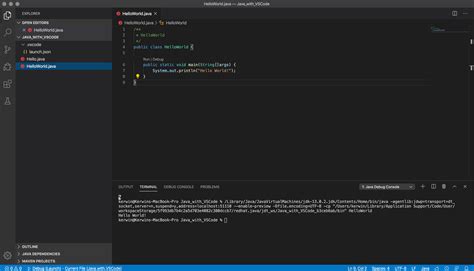 Java Terminal Output Vscode Stack Overflow