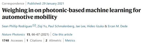光子学领域机器学习的崛起 智源社区