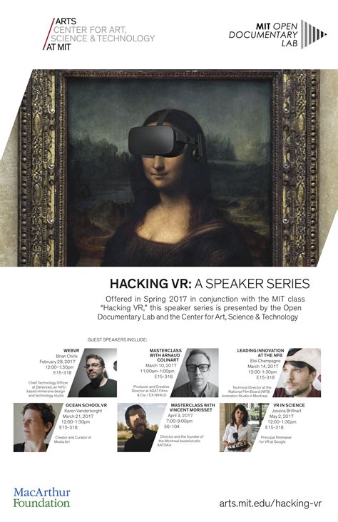 The Hacking Vr Speaker Series Mit Open Documentary Lab