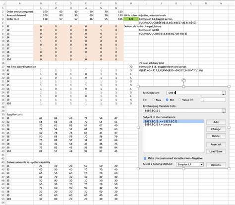 Excel Simplex Lp Solver Moq Stack Overflow