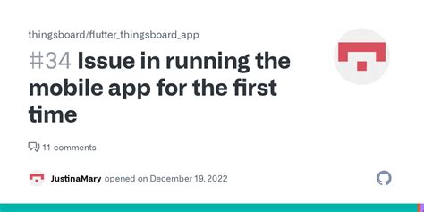issue in running the mobile app for the first time · issue 34 · thingsboard flutter thingsboard