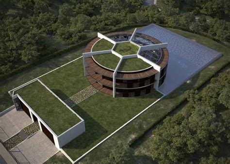 Architect Designs A Soccer Ball Shaped House For Famous Footballer