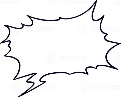 Manga Style Bubble Text 49992798 Png