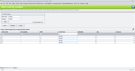 Accounting 20 Stock Item Level By Location Input String Was Not In