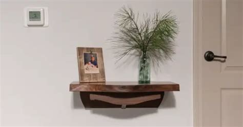 Floating Console Table Ripple Dovetails And Stitches