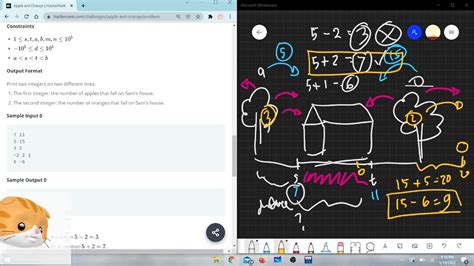 Hackerrank Apple And Orange Problem My Solution Youtube