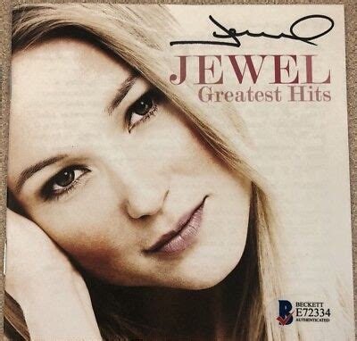 Jewel Greatest Hits Cd With Autographed Cd Booklet Beckett