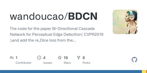 github wandoucao bdcn the code for the paper bi directional cascade