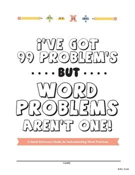Word Problem Guides By Straight Outta Pencils TPT