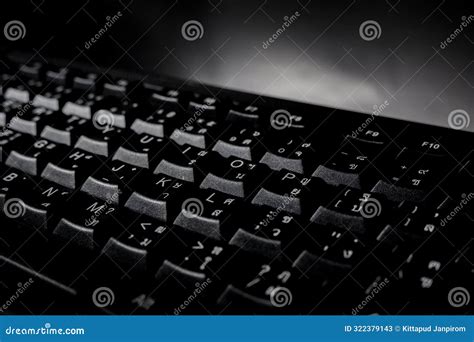 Close Up Of Computer Keyboard Graphics For Illustrations Stock Image