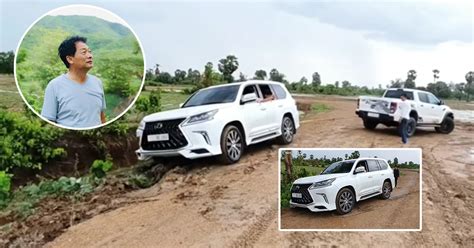 រដូវភ្លៀងសូមប្រុងប្រយ័ត្ន រថយន្ត ឯកឧត្តមបណ្ឌិត ម៉ុង ឫទ្ធី