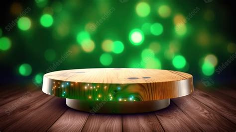 Best Green Blur Powerpoint Background For Presentation