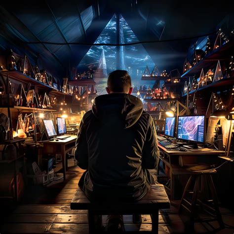 premium ai image artificial intelligence technology hacker digital
