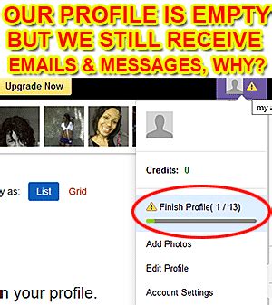 UberHorny Com Review We Re Getting Emails Even Though Our Profile Is Empty