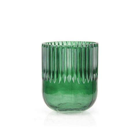 65″ Tall Glass Vase Green Joli Jardin