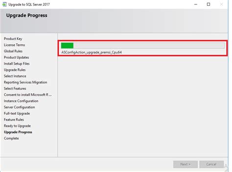 Upgrade Sql Server From 2016 To 2017 Database Works