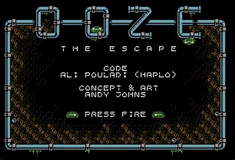 Ooze The Escape C64 RetroGamerNation Ooze The Escape C64 RetroGamerNation
