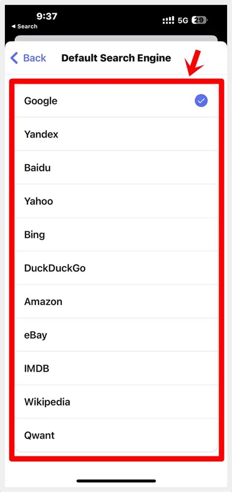 How To Change The Default Search Engine On Android And IOS