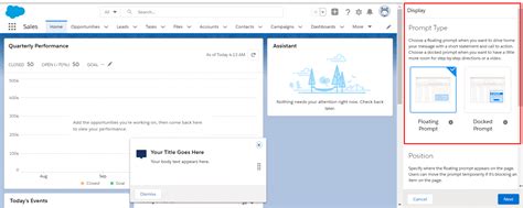 In App Guidance In Salesforce Wedgecommerce
