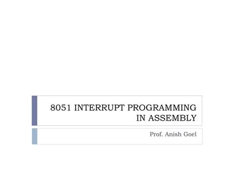 Interrupt Ppt