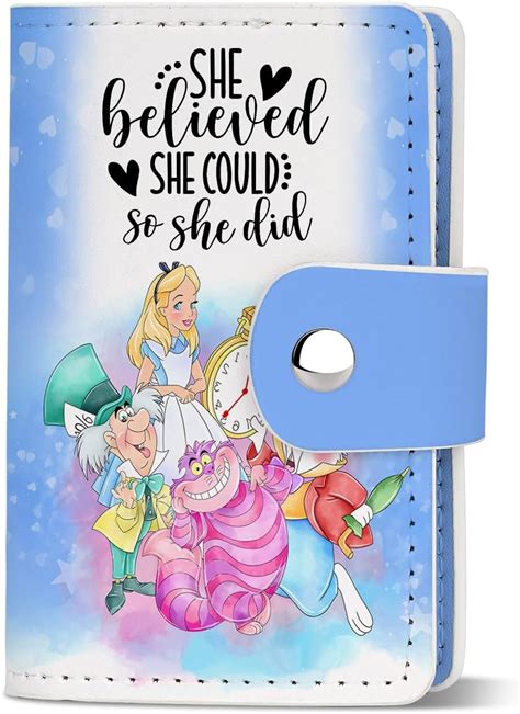 Kbvwhw Cartoon Lover T Movie Fans Card Holder Princess T Christmas Git For