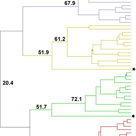 Cluster Analysis Of Bacteria Dgge Profiles From All The First Phase