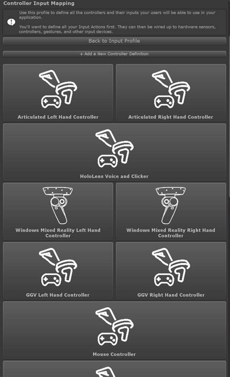 Input Actions 输入动作 Mixed Reality Toolkit Documentation