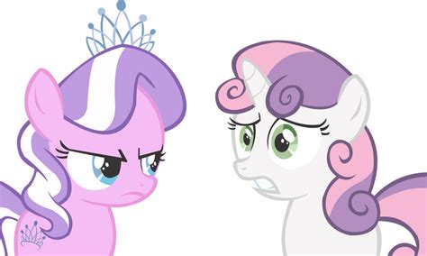 Diamond Tiara And Sweetie Belle Vector 01 By Cyanlightning On Deviantart