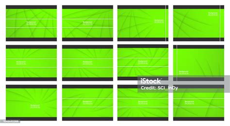 텍스트 복사 공간 녹색 추상적인 배경을 설정 합니다 커버 웹 배너 화면 및 잡지를 위한 현대 서식 파일 디자인 벡터 일러스트입니다 0명에 대한 스톡 벡터 아트 및 기타