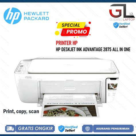 Jual Hp Deskjet Ink Advantage 2875 All In One Printer Wireless Shopee