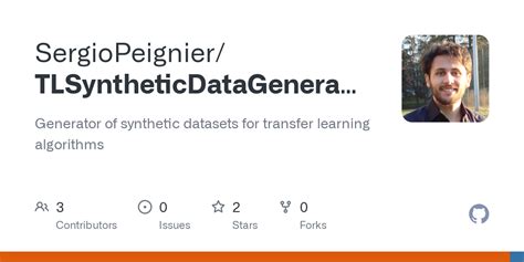 GitHub SergioPeignier TLSyntheticDataGenerator Generator Of Synthetic Datasets For Transfer