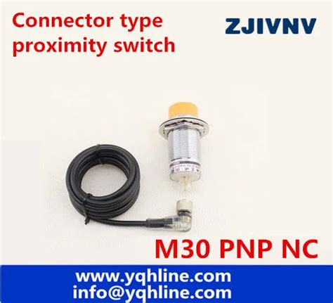 NON Flushe Type M PNP NC DC Proximity Inductive Sensor Wires Normally Close Proximity Switch