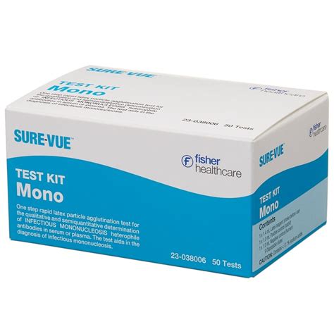 Fisher Healthcare Sure Vue Mono Latex Test Kit 50 Tests Buy Online