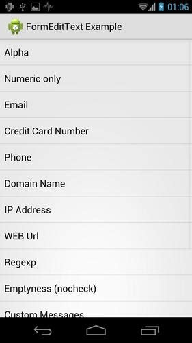 Formedittext Library Example Apk Para La Descarga De Android
