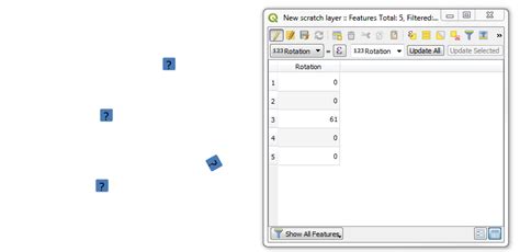 Labeling QGIS Individual Symbol Rotation Geographic Information