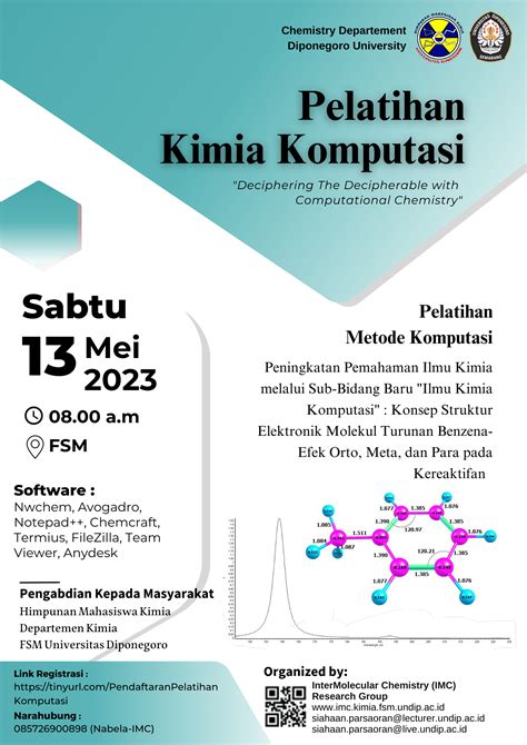 computational training 2023 kimia undip