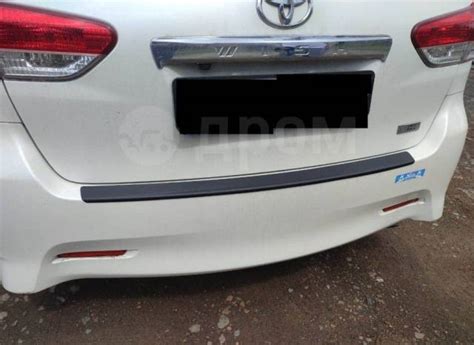 Купить Накладка на задний бампер Виш Аква Ноут, В4, Премио ФИТ Приус 20 ...