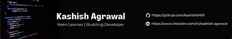Kashish0401 Kashish Agrawal · Github