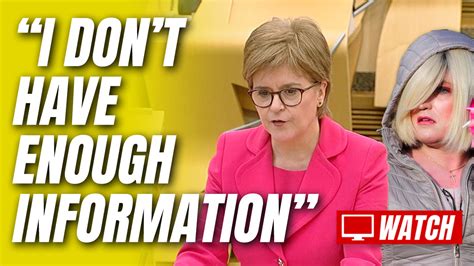 Sturgeon Repeatedly Refuses To Say Whether Trans Rapist Is A Trans